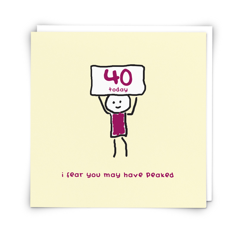 40th Birthday - Redback Cards